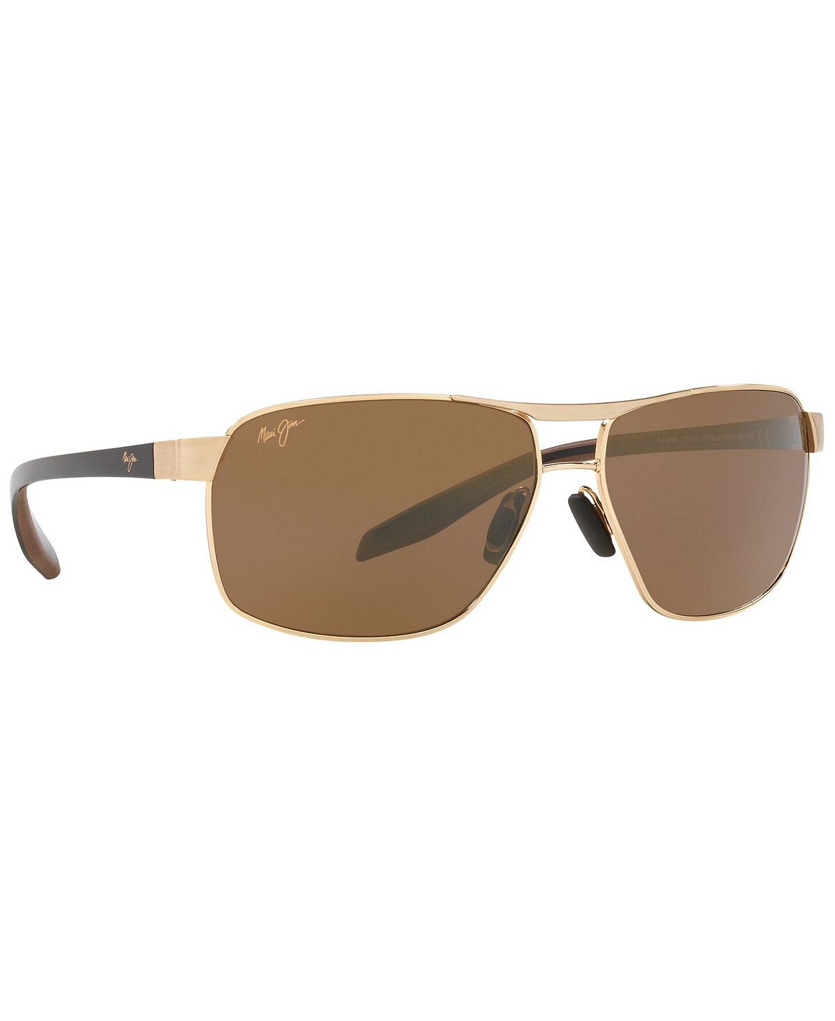 Мужские поляризованные солнцезащитные очки the bird 62 Maui Jim, мульти ...