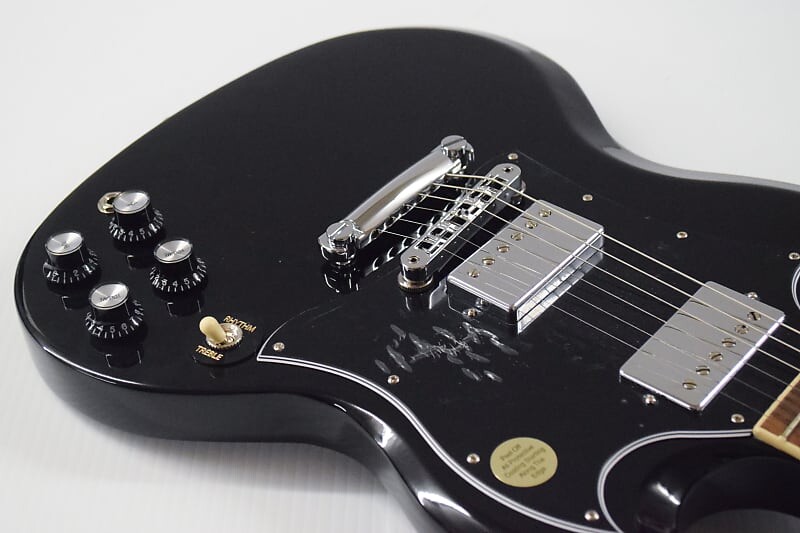 Стандартная электрогитара Gibson SG - черное дерево SG Standard ...