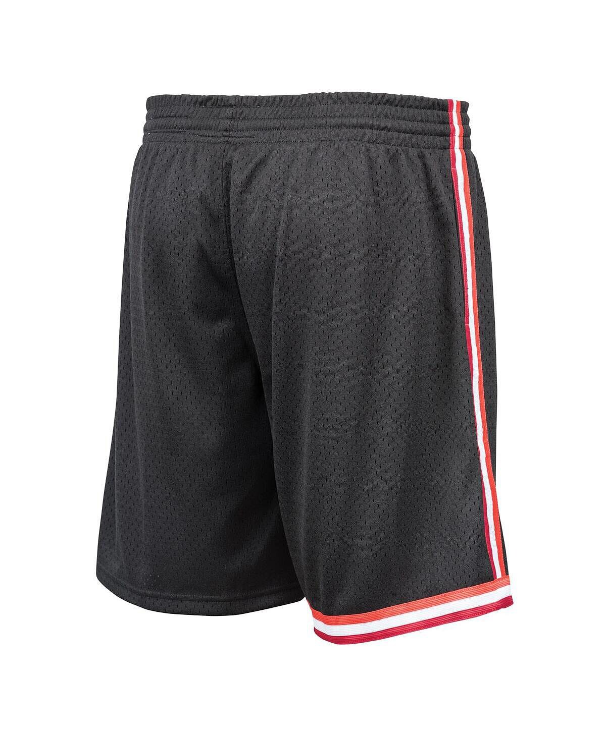 Мужские классические шорты swingman mitchell ness black miami heat big ...