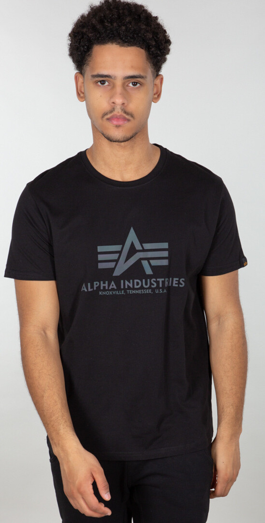 Футболка Alpha Industries Basic Rainbow Ref, черная – купить с ...