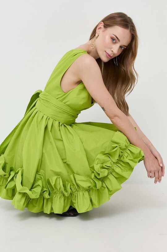 Платье Pinko, зеленый – купить из-за границы через сервис «CDEK.Shopping»