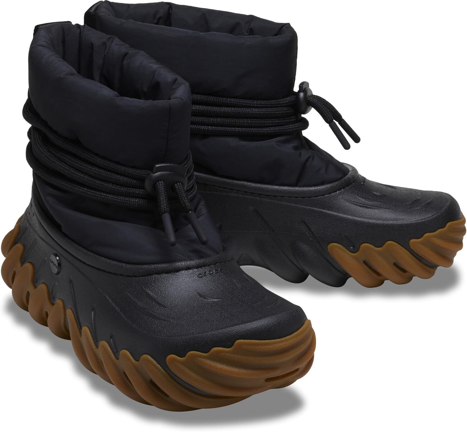 Ботинки Crocs Echo Boot, цвет Black/Gum купить за границей через сервис ...