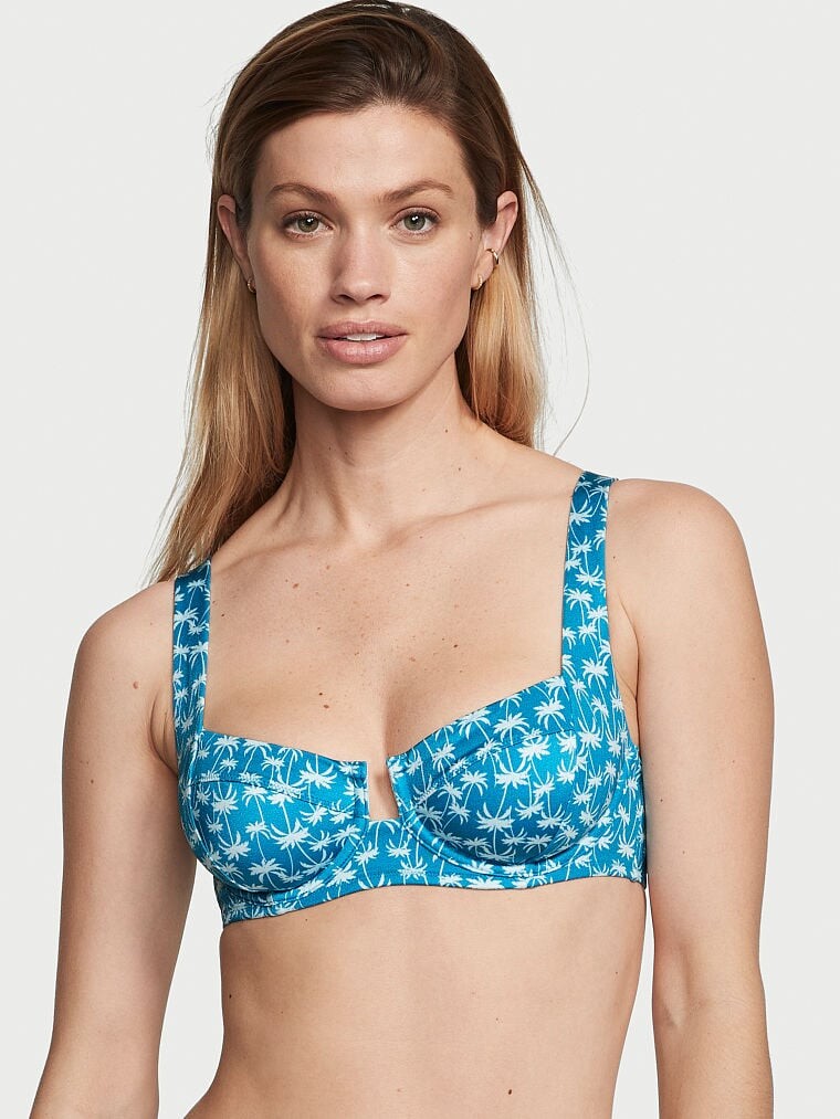 Плавки бикини Victorias Secret Swim Mix And Match Brazilian голубой