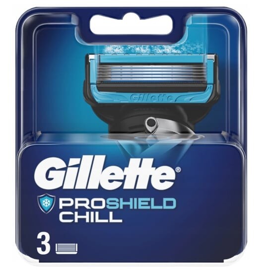 Сменные бритвенные лезвия Gillette, ProShield Chill 3 шт. – заказать из ...