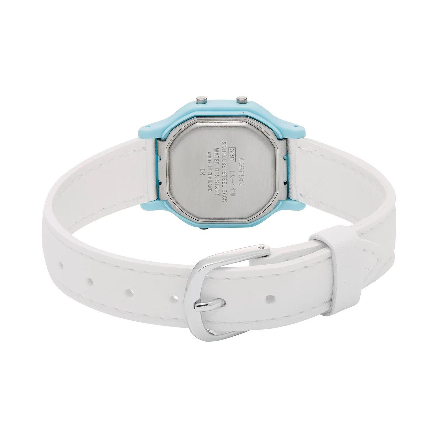 Женские классические цифровые часы с хронографом Casio, розовый ...