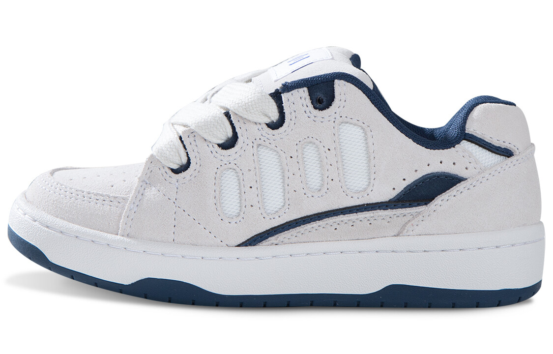 Обувь для скейтбординга Ollieskate Bake унисекс, цвет white and blue ...