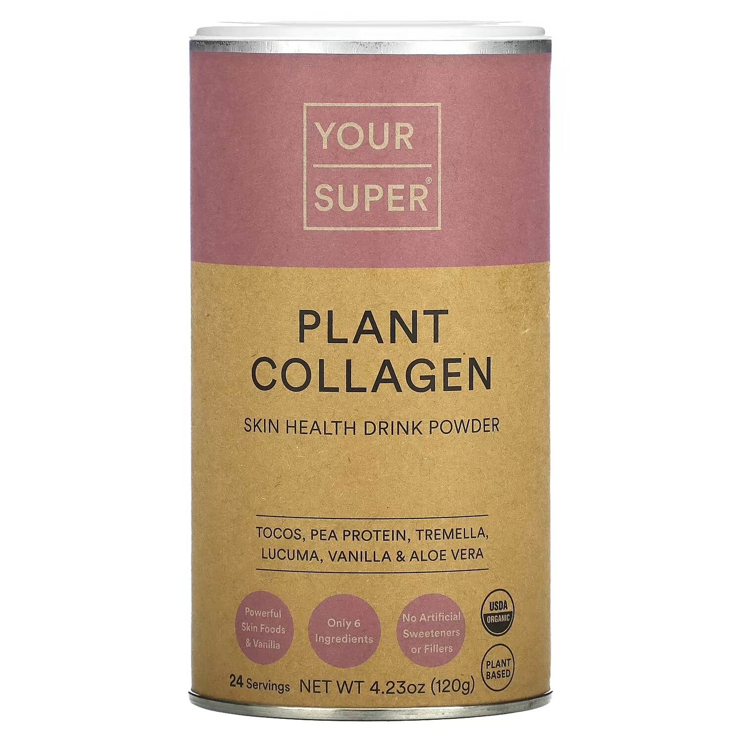 Растительный Коллаген для Здоровья Кожи Your Super Drink Powder, 120 г ...