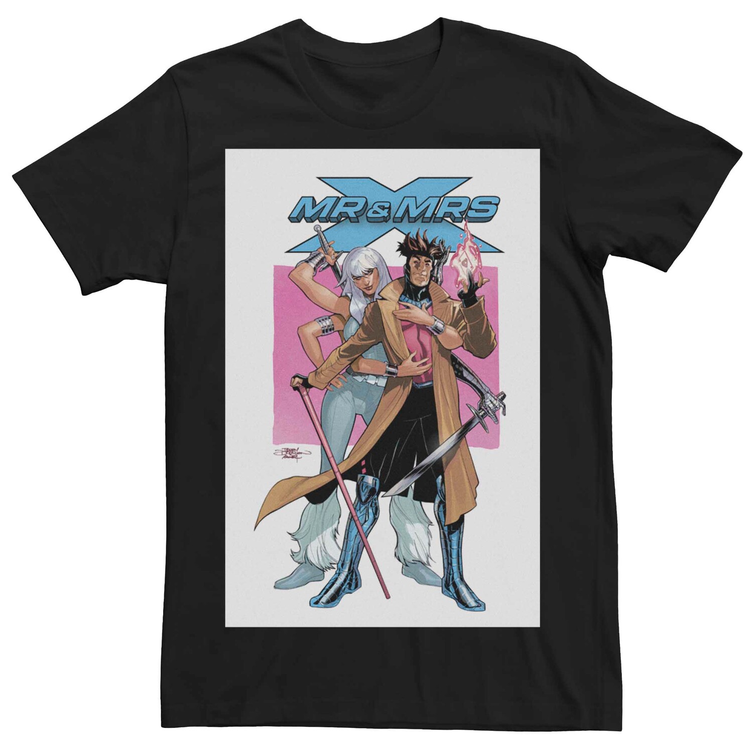 Мужская футболка с обложкой комиксов Marvel Mr and Mrs X #8 Licensed ...