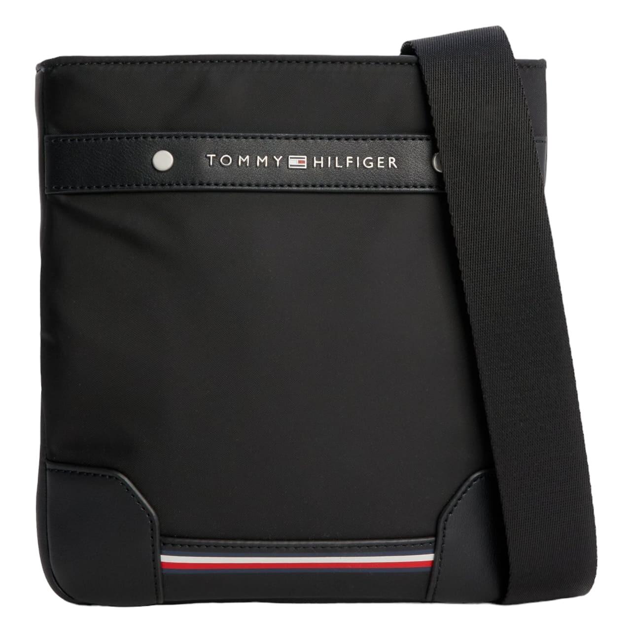 Сумка кросс-боди Tommy Hilfiger Logo Stripe Mini, черный – заказать из ...
