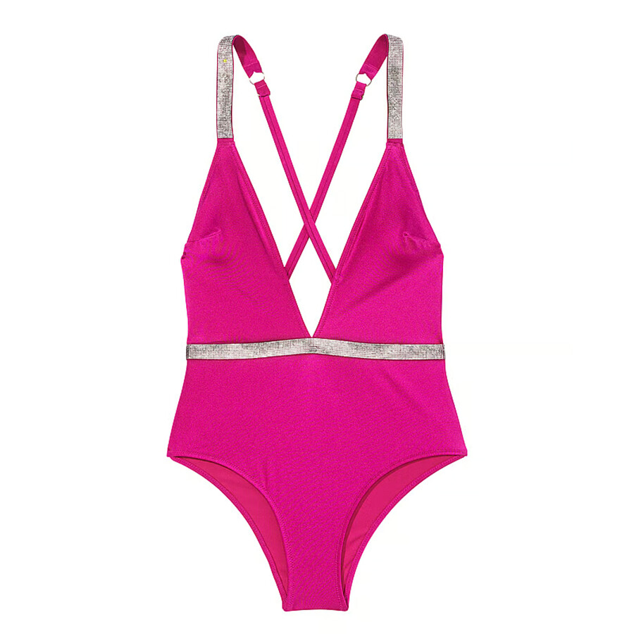 Купальник Victorias Secret Swim Shine Strap Plunge One Piece