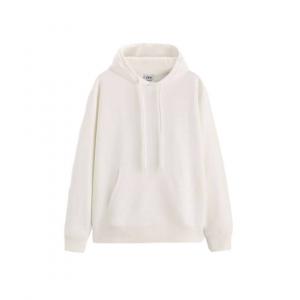 Худи Zara Basic, белый – заказать из-за границы с доставкой в «CDEK.Shopping»