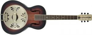 Гитара Gretsch G9241 Alligator Biscuit с круглым грифом и резонатором ...